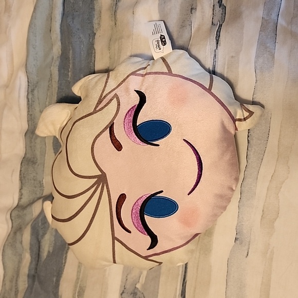 Disney | Toys | Elsa Disney Emoji Pillow | Poshmark